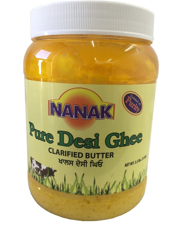 NANAK PURE DESI COW GHEE 1.6 KG – Fine India Grocers